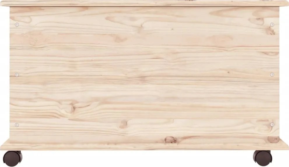 vidaXL Úložný truhla na kolečkách ALTA 73x39,5x44 cm borové dřevo [353927] Barva: Přírodní