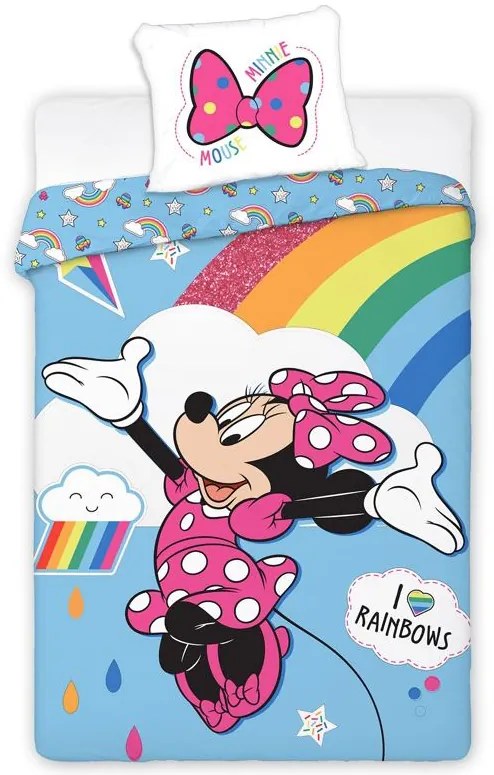 Povlečení Minnie Rainbow