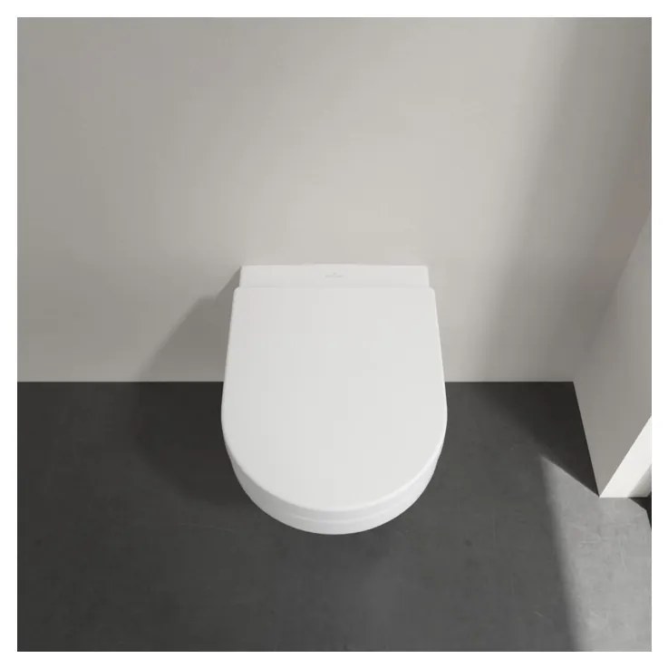 Villeroy & Boch Villeroy &amp; Boch ARCHITECTURA - WC mísa bezrámová, 530x370 mm, závěsný model, bílá Alpin CeramicPlus 5684R0R1