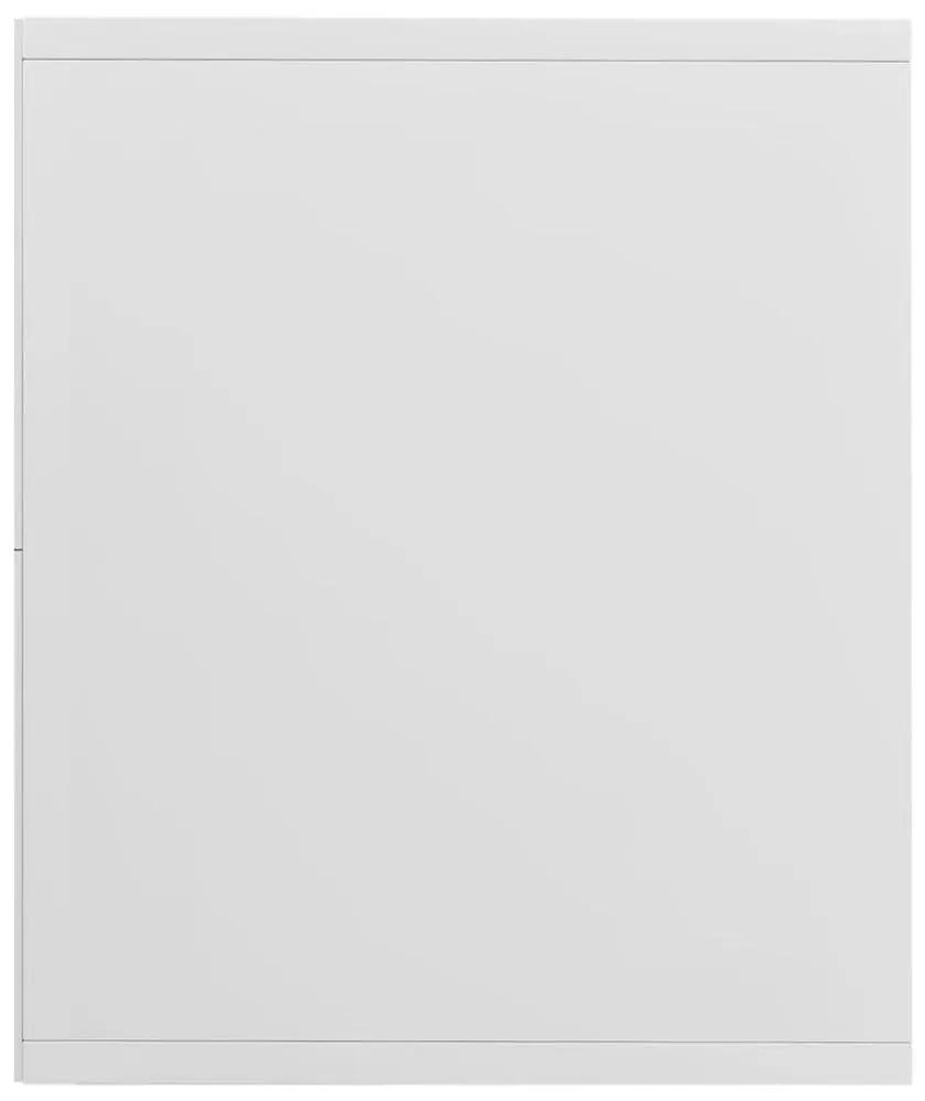 Petromila Knihovna/TV skříň bílá vysoký lesk 36 x 30 x 143 cm dřevotříska
