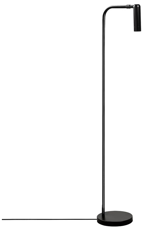 Designová stojanová lampa Pearlie 120 cm černá