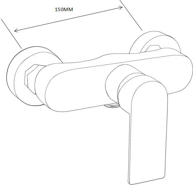 Mexen Carl sprchový set s dešťovou sprchou a sprchovou baterií Royo, černá, 72240240-70