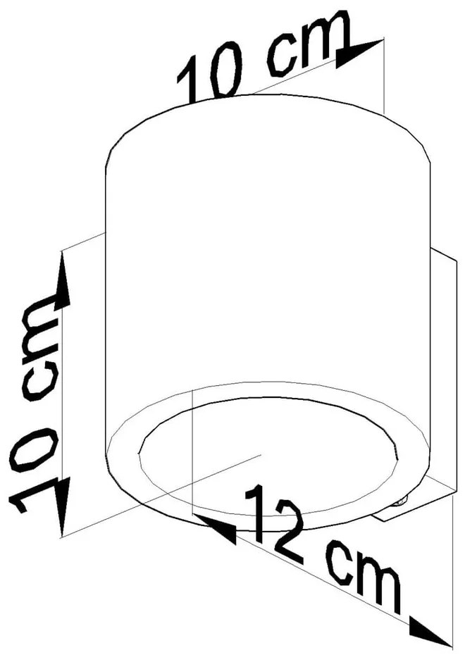Dřevěné nástěnné svítidlo Sollux Roda
