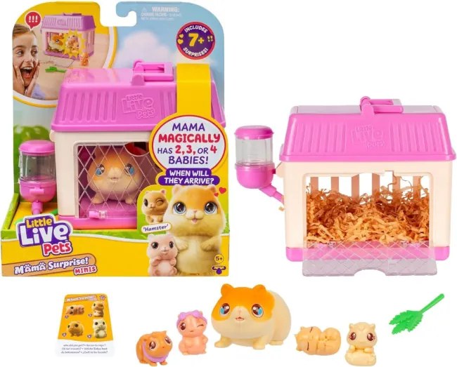 Little Live Pets Máma Surprise Minis Křečci Moose 26626