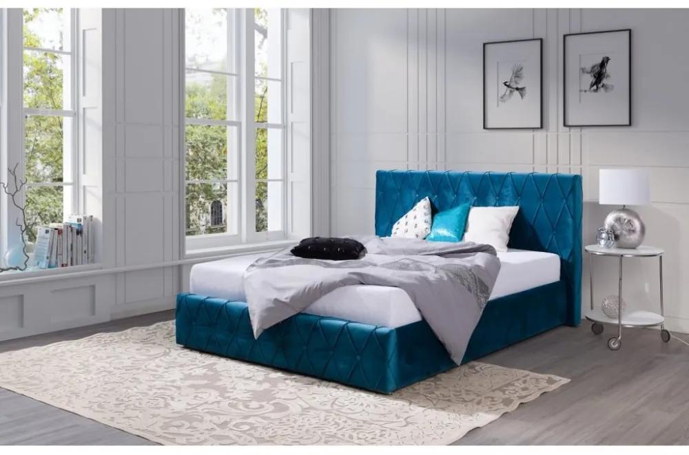 Čalouněná postel LIBERTY Ficelle 4 140x200 cm