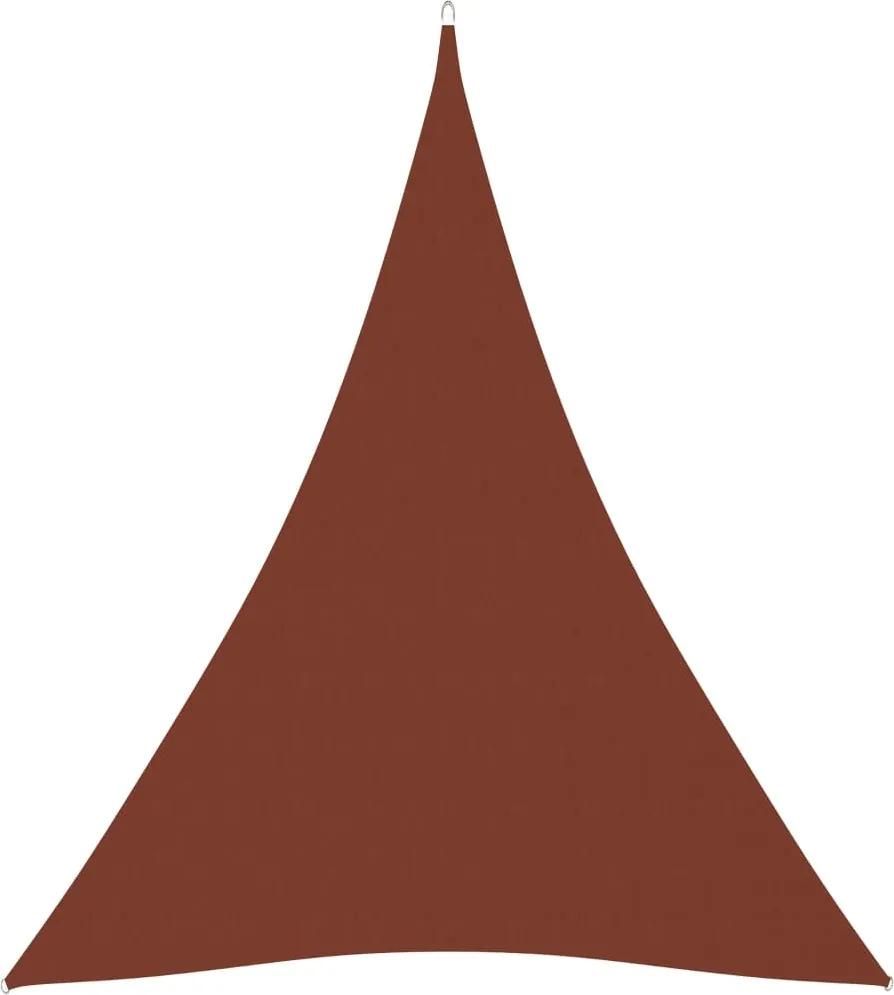vidaXL Stínící plachta oxfordská látka trojúhelníková 4x5x5 m [135289] Barva: Černá