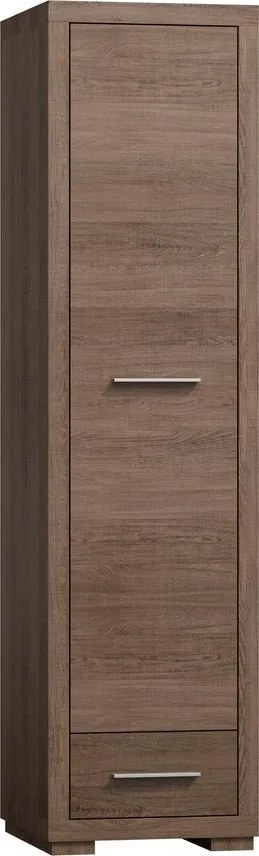 Casarredo Šatní skříň 1-dveřová levá VEGAS V-36 výběr barev | barva: jrs-santana-santana-tm
