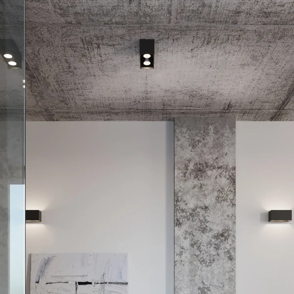 Sollux Lighting Stropní svítidlo QUAD černé