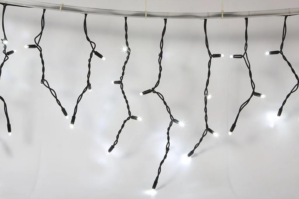 LED světelná sada na dům, HOBBY, 4+1 zdarma, ledově bílá, zelený kabel