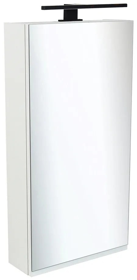Comodo Zrcadlová skříňka Atica 40 ZS LED-B s osvětlením Any LED 30 B, černá