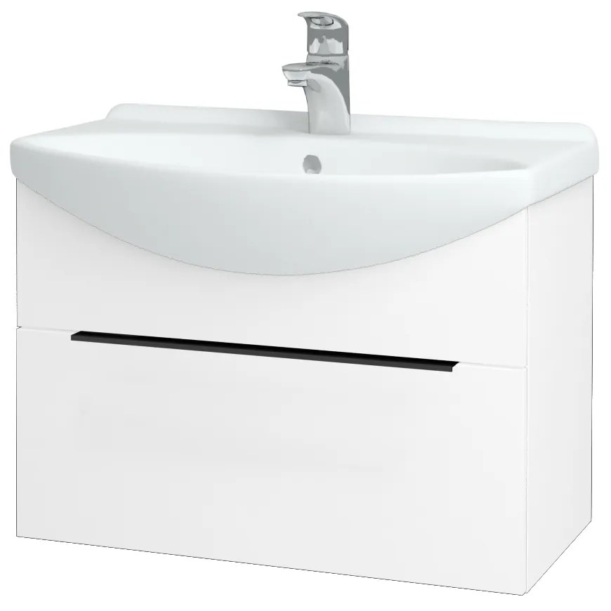Dřevojas Koupelnová skříň TAKE IT SZZ 65 Varianta: N01 Bílá lesk / Úchytka T01 / D17 Colorado