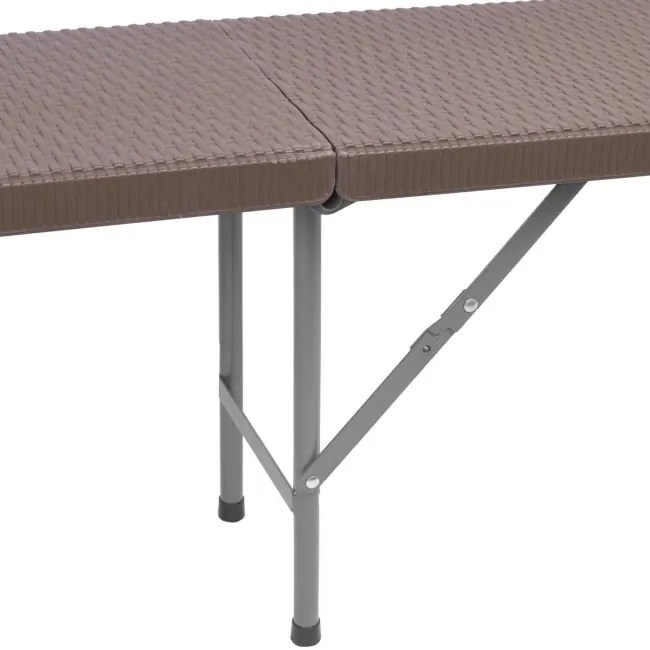Zahradní lavice RATTAN hnědá