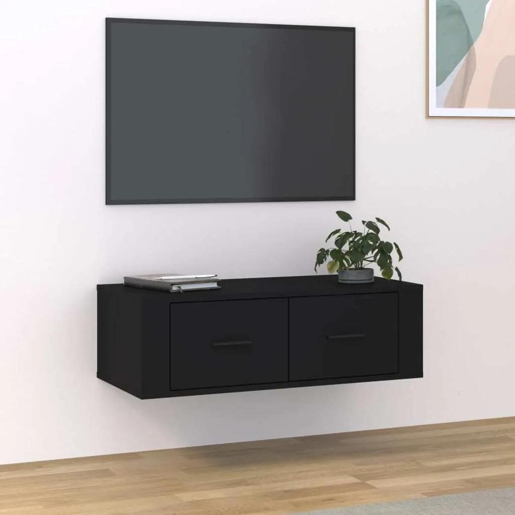 vidaXL Závěsná TV skříňka 80x36x25 cm kompozitní dřevo [816835] Barva: šedá sonoma