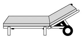 Doppler MOTION XL 1119 - polstr na zahradní lehátko