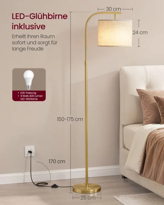 Stojící lampa se stínítkem LFL006AB02