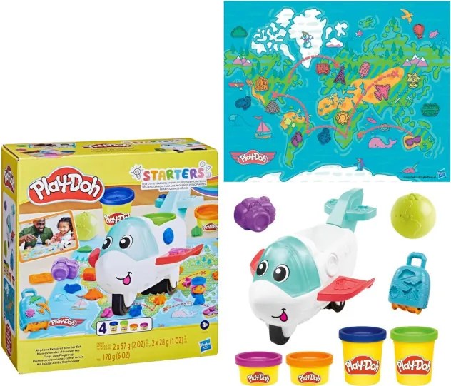 Kreativní set Hasbro F88045L0 Play-Doh Letadlo objevitele