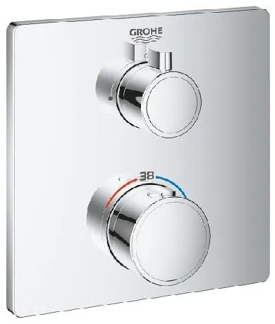 Grohe Grohtherm - Termostatická sprchová baterie pod omítku, chrom 24078000