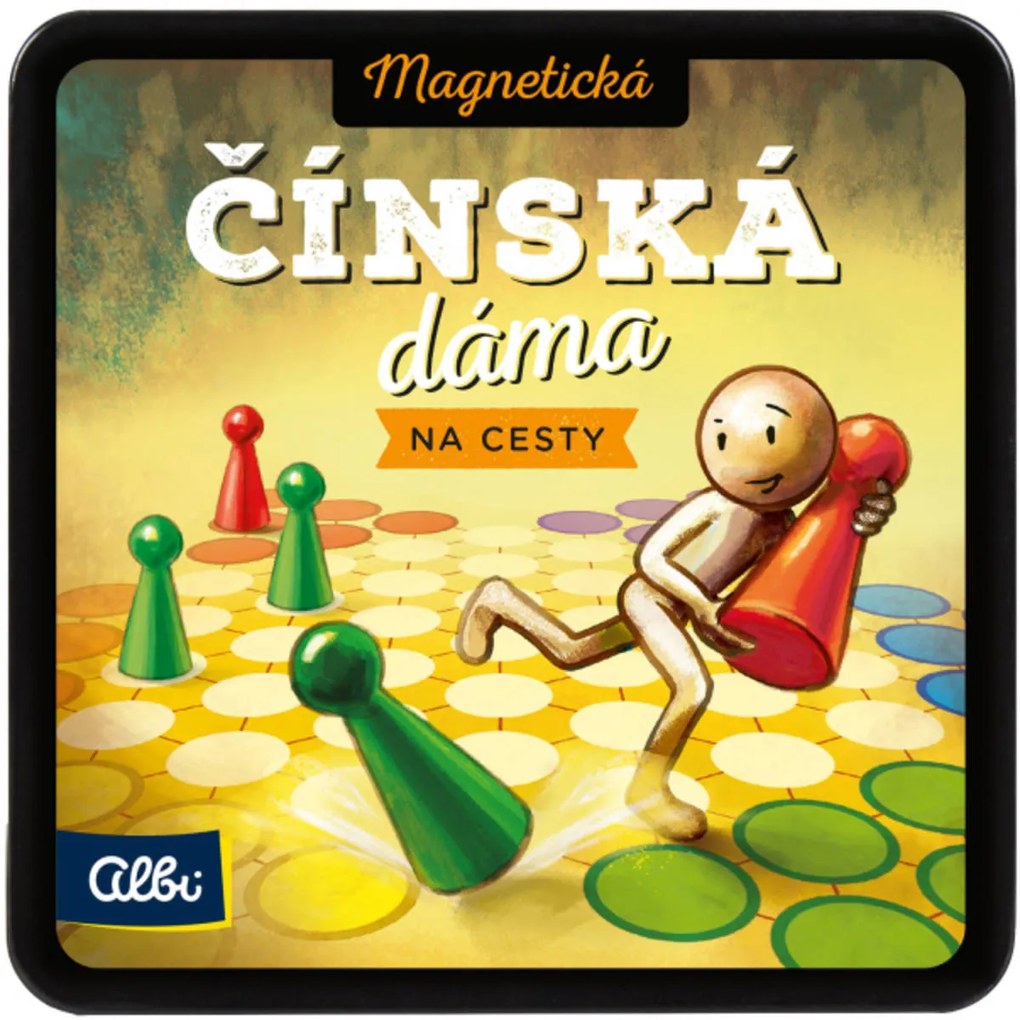 ALBI HRA Čínská dáma magnetická na cesty *SPOLEČENSKÉ HRY* alpk093106