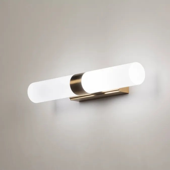 Nástěnné LED svítidlo nad zrcadlo do koupelny Valencia Gold