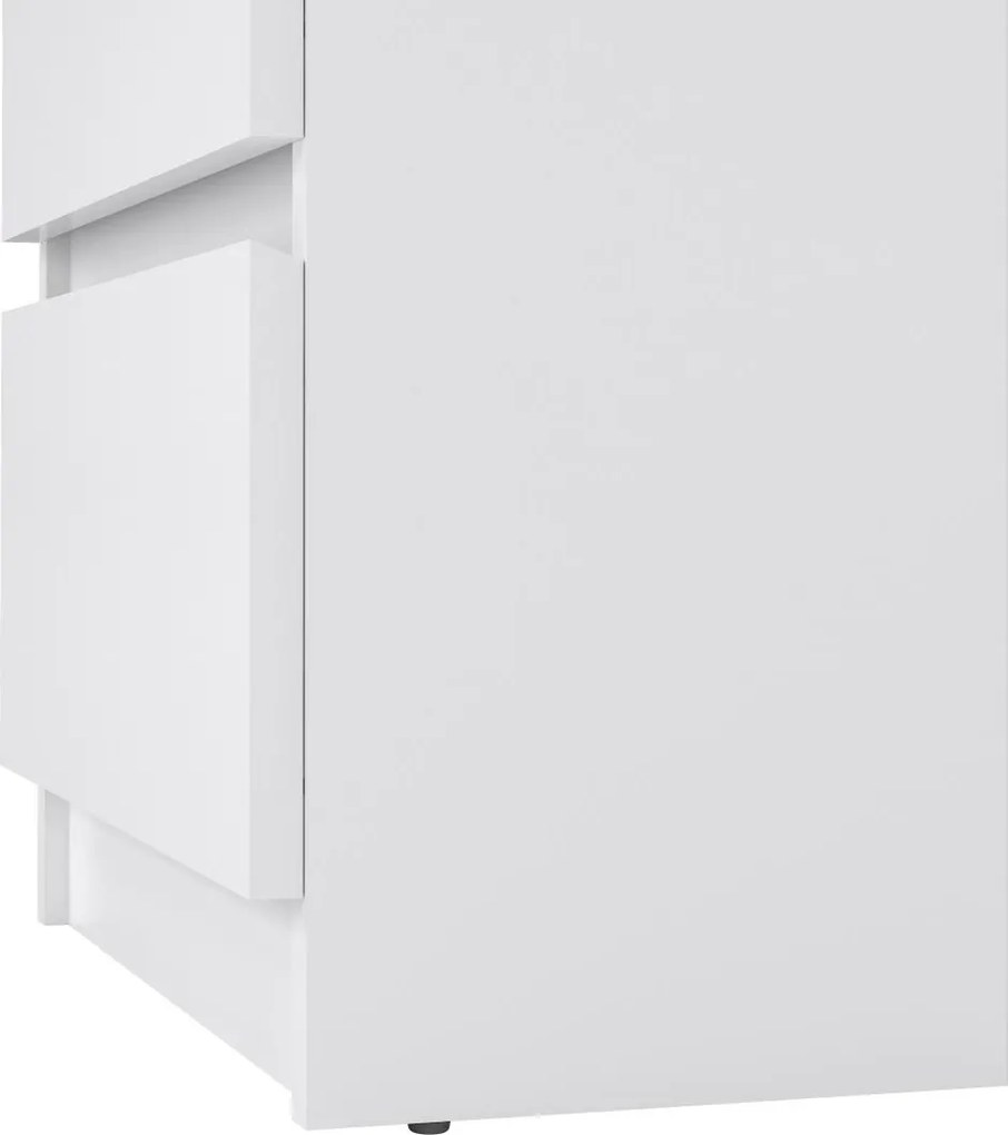 FALCO Noční stolek Simplicity 230 bílý lesk