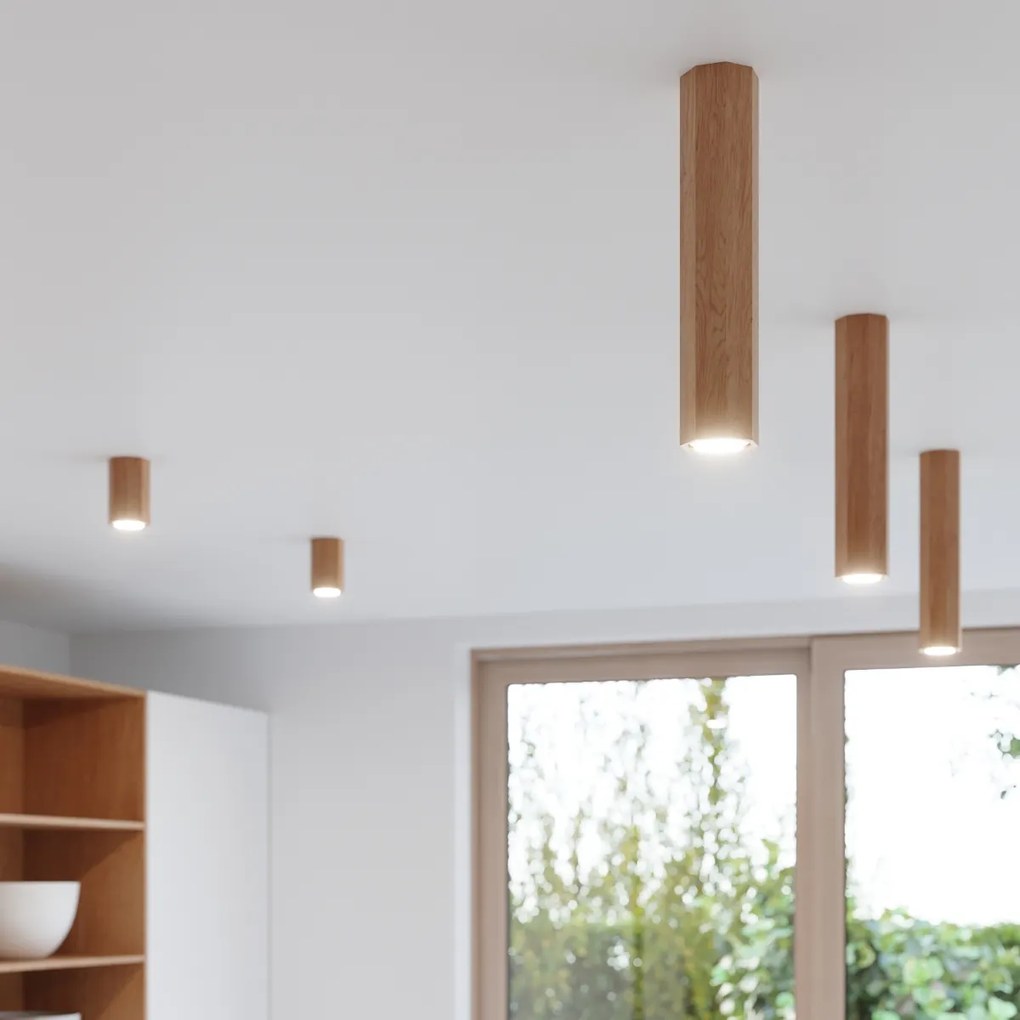 Sollux Lighting Stropní svítidlo ZEKE 3 dub