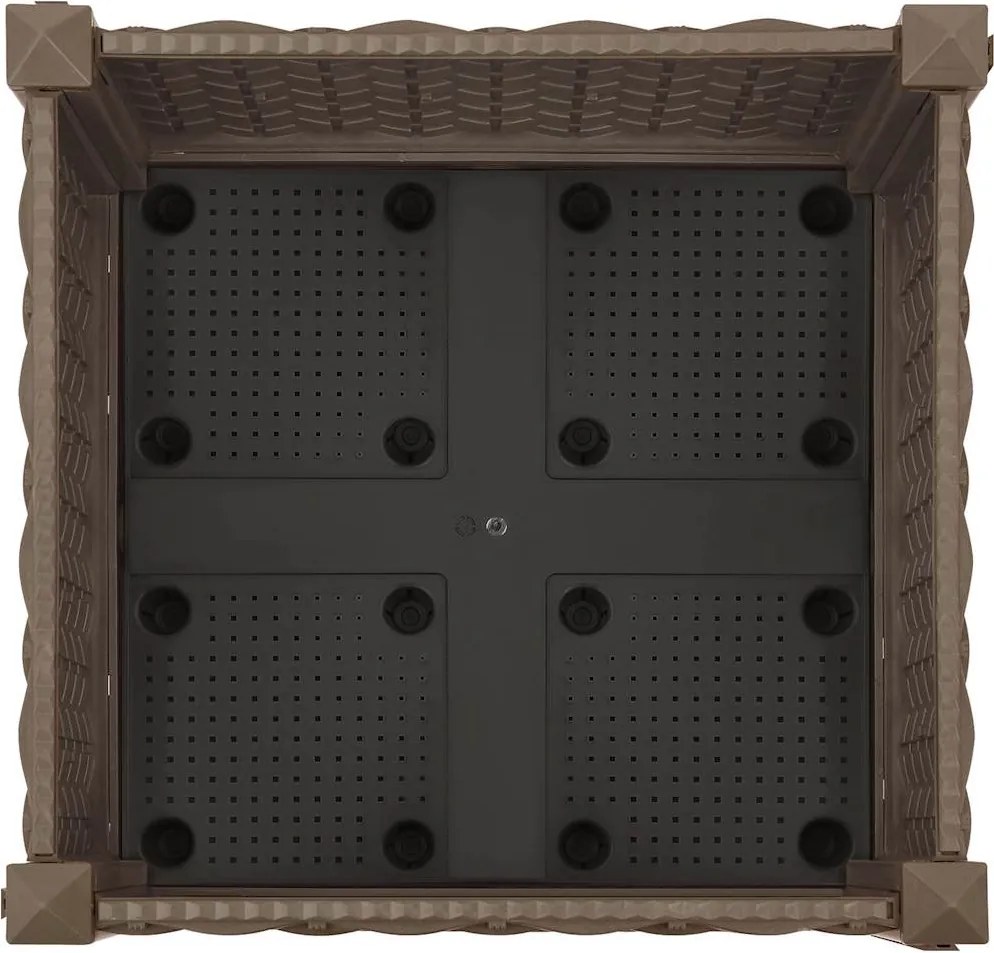 Vyvýšený záhon 40 x 40 x 23 cm polypropylen 316511