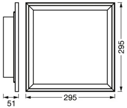 Ledvance- LED RGBW Stmívatelné stropní svítidlo SMART+ PLANON LED/18W/230V Wi-Fi