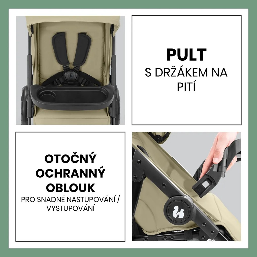 Hauck Sporťák Shop N Care Olive