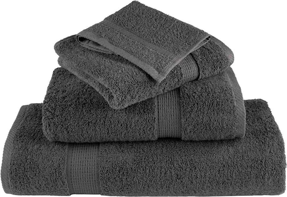 8dílná sada ručníků Premium SOLUND antracitová 600 g/m² 137537
