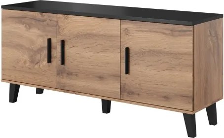 TV stolek Lotta I 150 cm dub wotan/černý