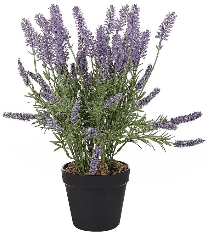 Umělá rostlina v květináči 42 cm LAVENDER PLANT Beliani