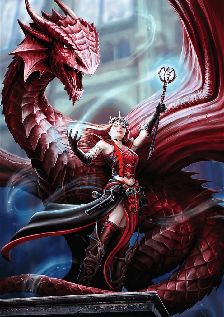 TREFL PUZZLE Fantasy Collection Šarlatový mág 48x68cm skládačka 1000 dílků tr10902