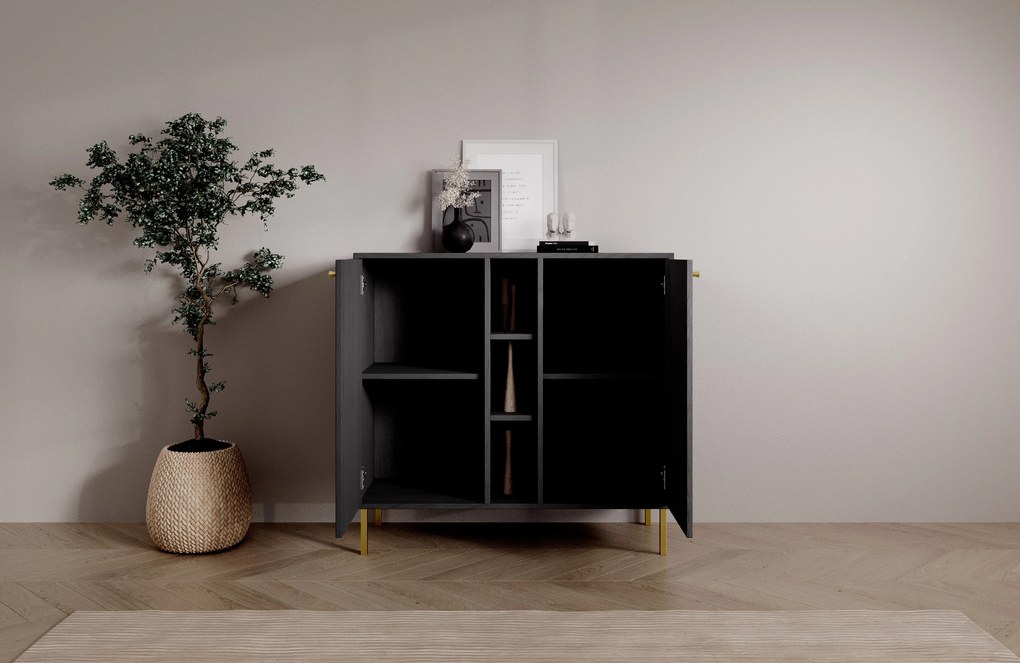 ADRK Furniture Komoda 2D 3P Tili ADRK-CHES-TIL-2D-3P-B