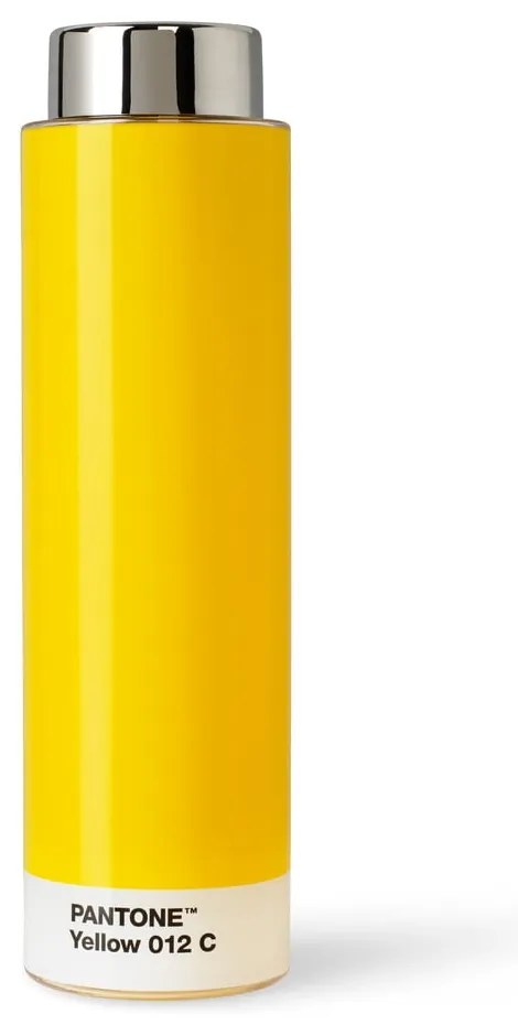 Žlutá cestovní tritanová lahev 500 ml Yellow 012 – Pantone