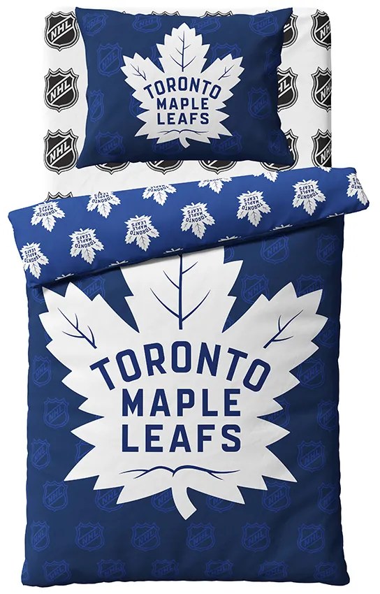 Hokejové povlečení NHL Toronto Maple Leafs Shields Velikost: 140x200 + 70x90 cm