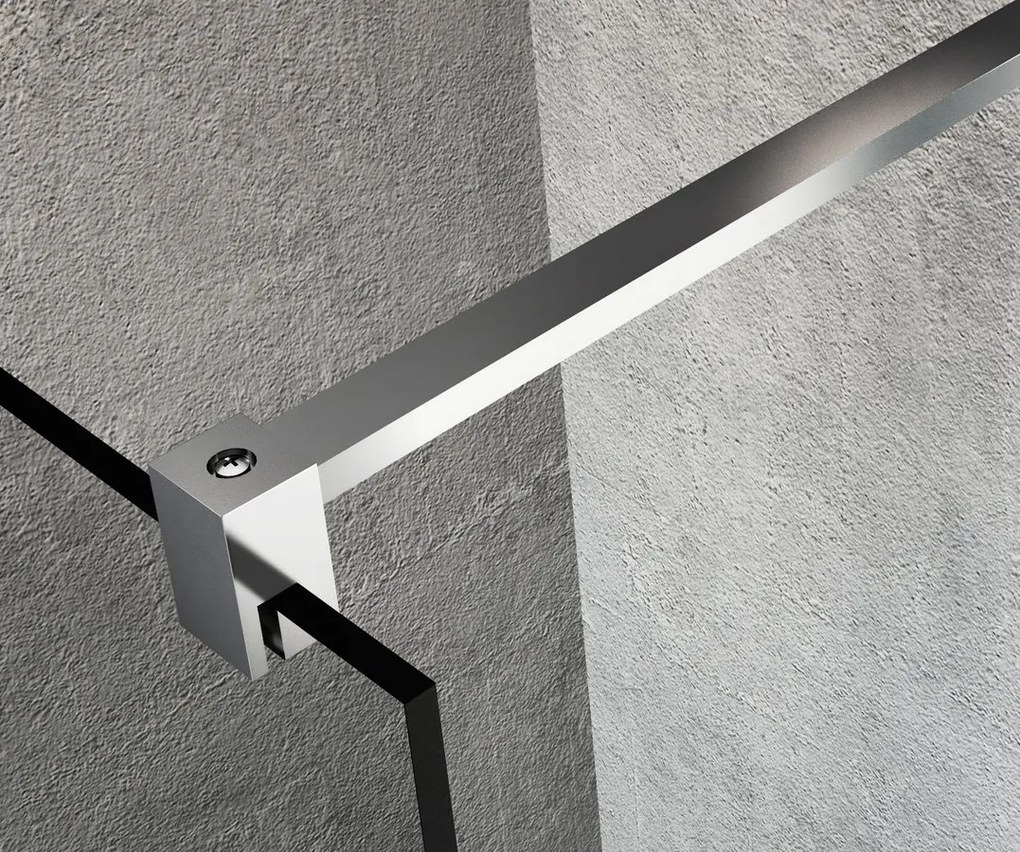 Gelco VARIO CHROME sprchová zástěna 140 x 200 cm jednodílná k instalaci ke stěně chrom sklo nordic GX1514-05