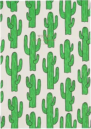 WOUF Designový zápisník A6 Cactus