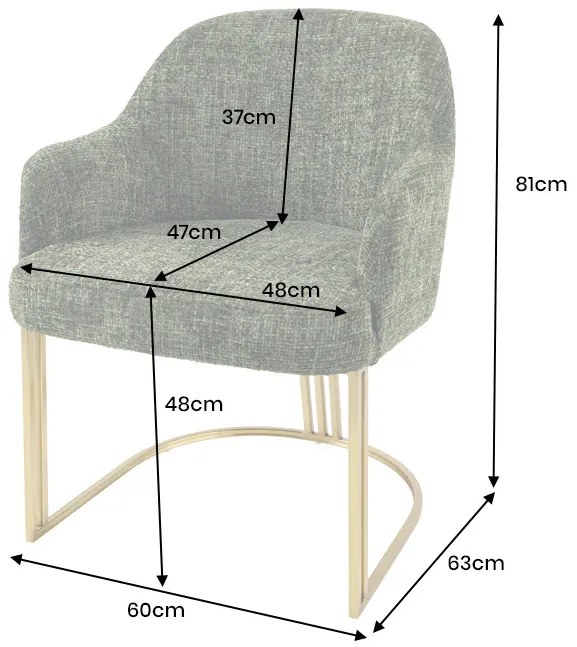 Designová jídelní židle Napayshni tmavozelená