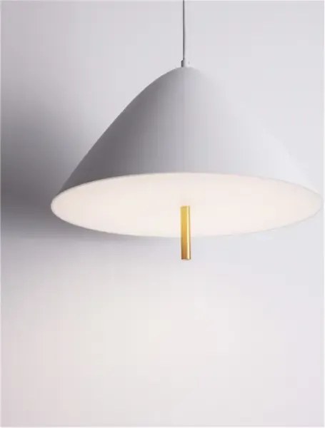 LED bílé designové svítidlo Oros