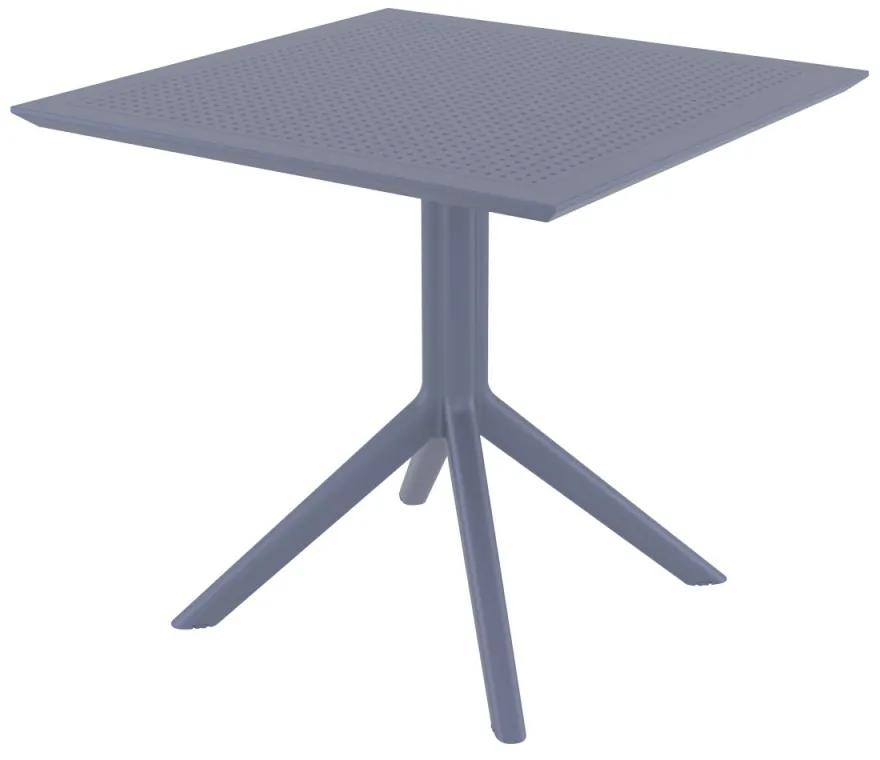Stůl Sky 80 ~ v74 x 80 x 80 cm - Tmavě šedá