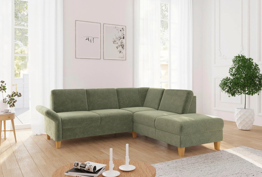 XXXLutz ROHOVÁ SEDAČKA, textil, světle zelená Sit & More - Sedací soupravy - 000144016169