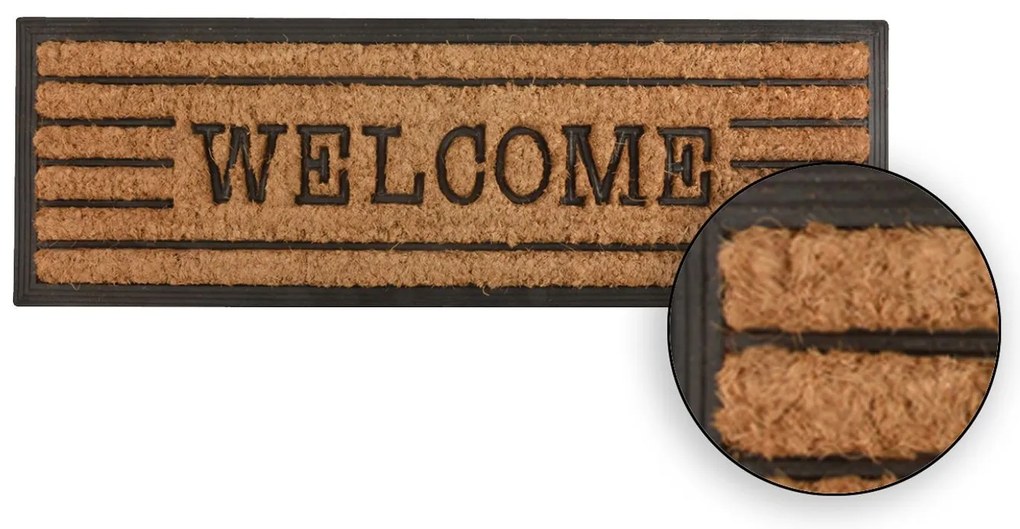 Venkovní rohožka Welcome Line, 75x25 cm