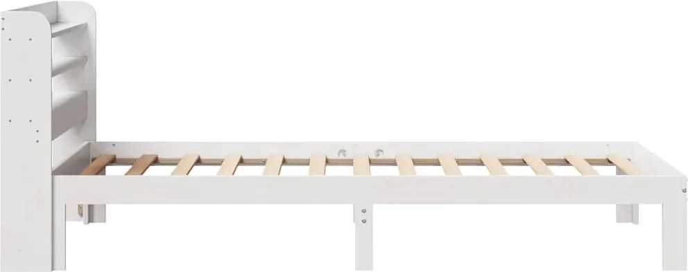 Rám postele s čelem bez matrace bílý 90x200 cm 3306783