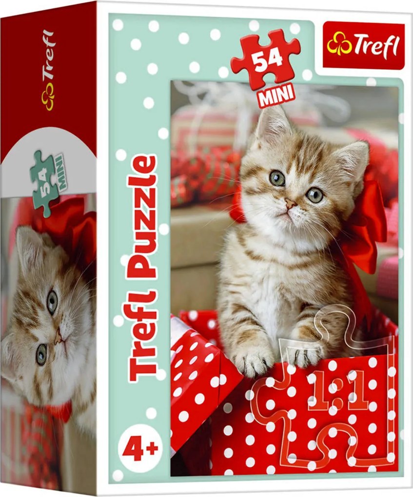 TREFL PUZZLE Mini Zvířátka mláďata 20x13cm 54 dílků skládačka 4 druhy tr54195