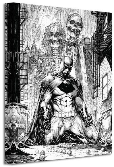 Art Group Obraz na plátně DC Comics (Batman Haunted) Velikost: 30 x 40 cm