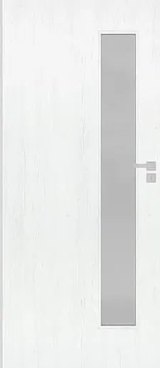 DRE Deca interiérové dveře deco pravé 70 cm borovice bílá DECA10BB70P