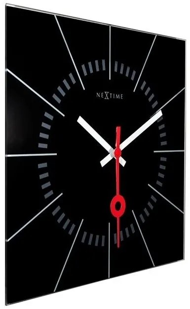 Designové nástěnné hodiny 8636zw Nextime Stazione 35cm