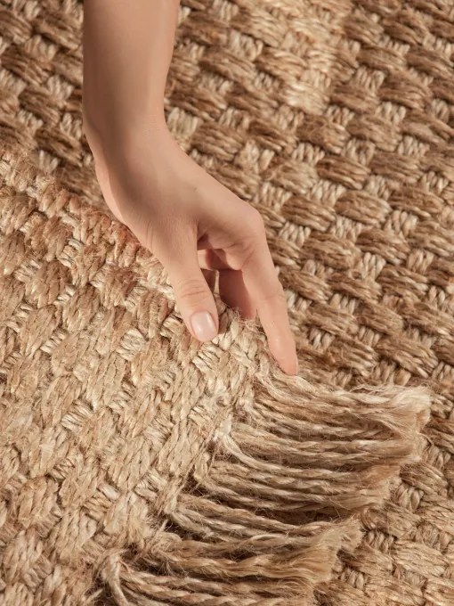 Koberec Hanse Home Handloom 1.0 FJORD přírodní / zlatý