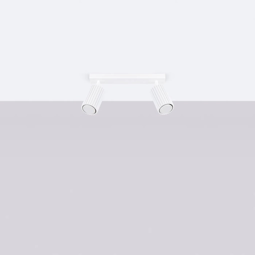Sollux Lighting Stropní svítidlo KARBON 2 bílé
