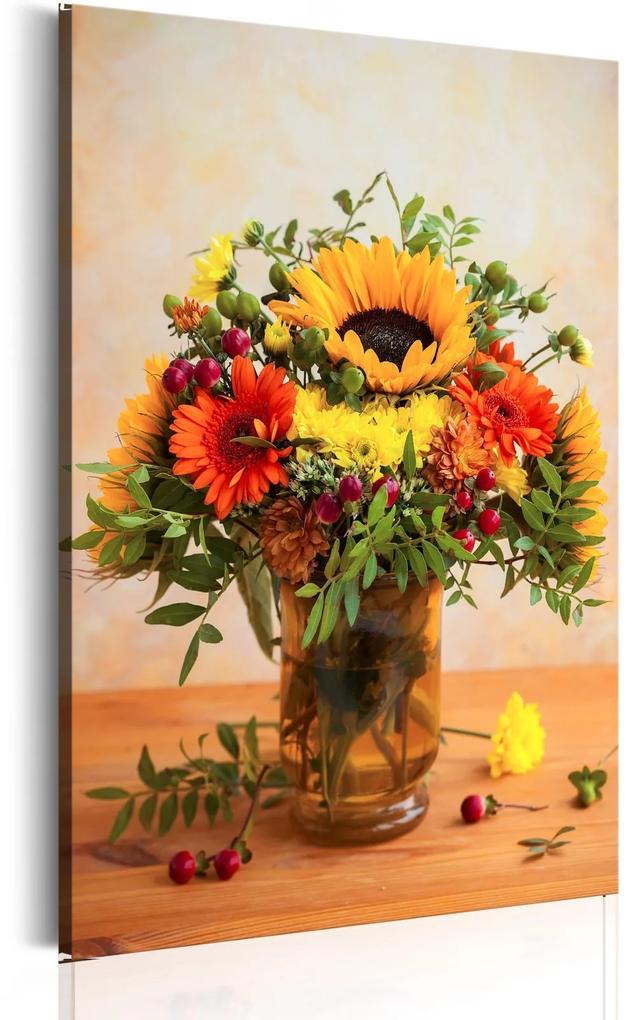 Obraz - Autumnal Flowers 80x120